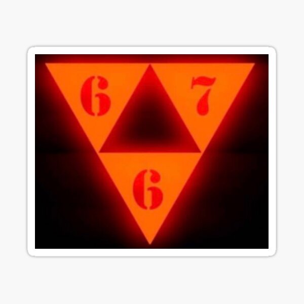 "Logo 667" Sticker by EKIP667 | Redbubble
