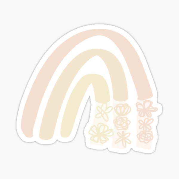 "flower rainbow" Sticker by AinsleysArtwork | Redbubble