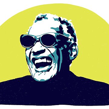 "Ray Charles" Sticker by GabianSpiritArt | Redbubble