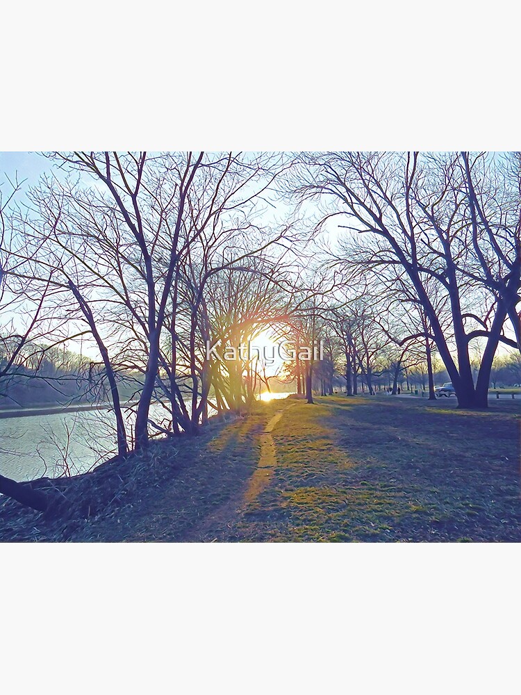 "Path To The Sunrise" Poster for Sale by KathyGail | Redbubble