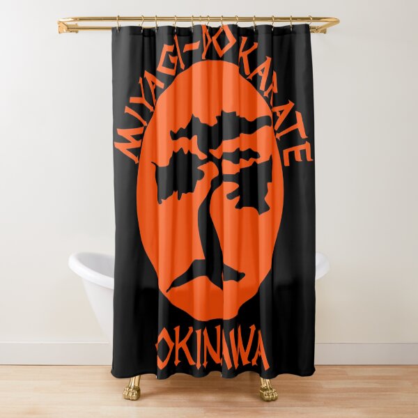 "Miyagi Do Okinawa Gold Dojo" Shower Curtain for Sale by RicardoCruz ...