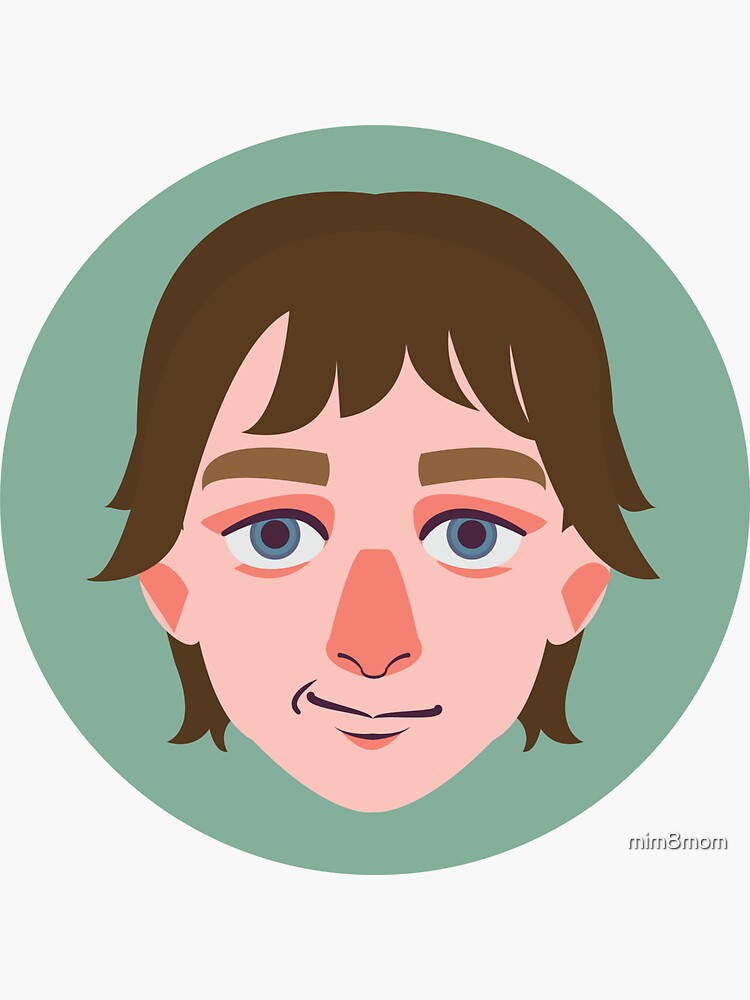 "The Office Jim Halpert" Sticker by mim8mom | Redbubble