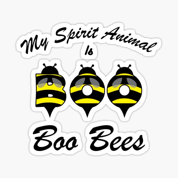"Boo Bees" Sticker by ScribedDesigns | Redbubble
