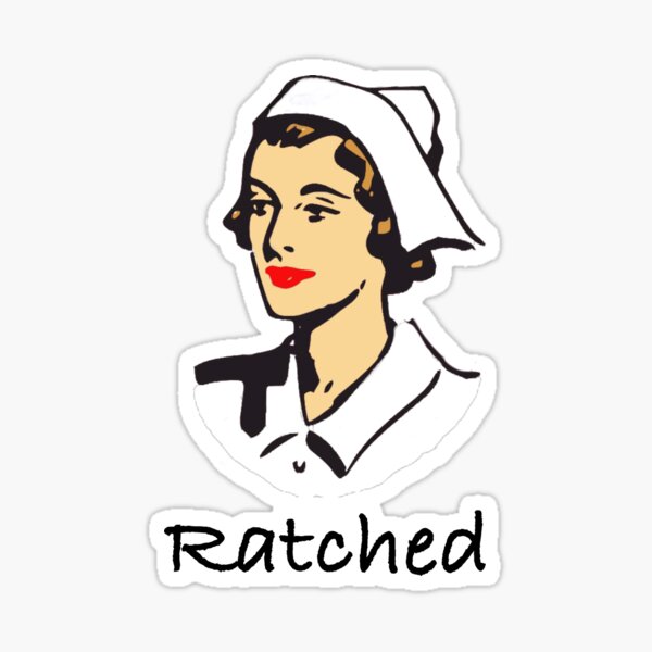 "Nurse Ratched" Sticker for Sale by Prossori | Redbubble
