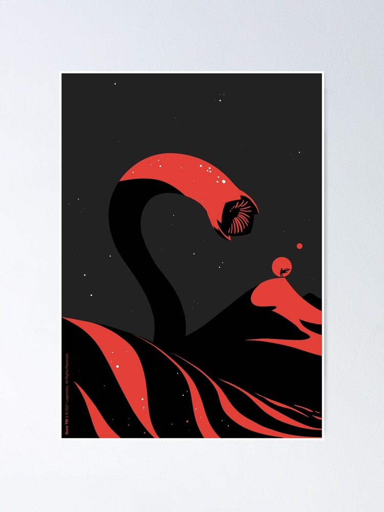 "Sandworm. Dune" Poster for Sale by 7115 | Redbubble