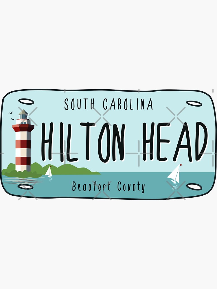 "Hilton Head Island Beaufort County South Carolina License Plate ...