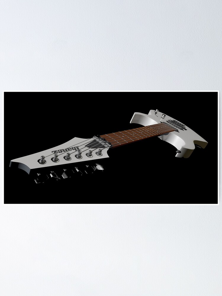 "Ibanez Electric Guitar #4" Poster by ToddKlingler | Redbubble