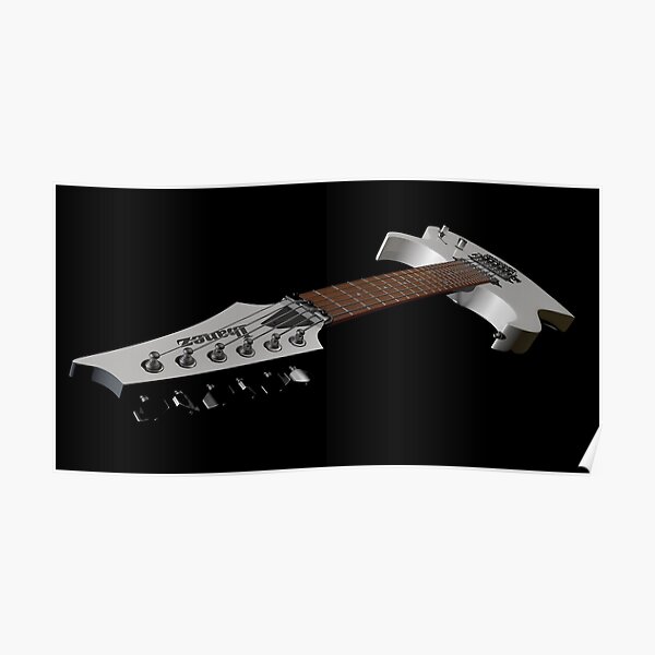 "Ibanez Electric Guitar #4" Poster by ToddKlingler | Redbubble