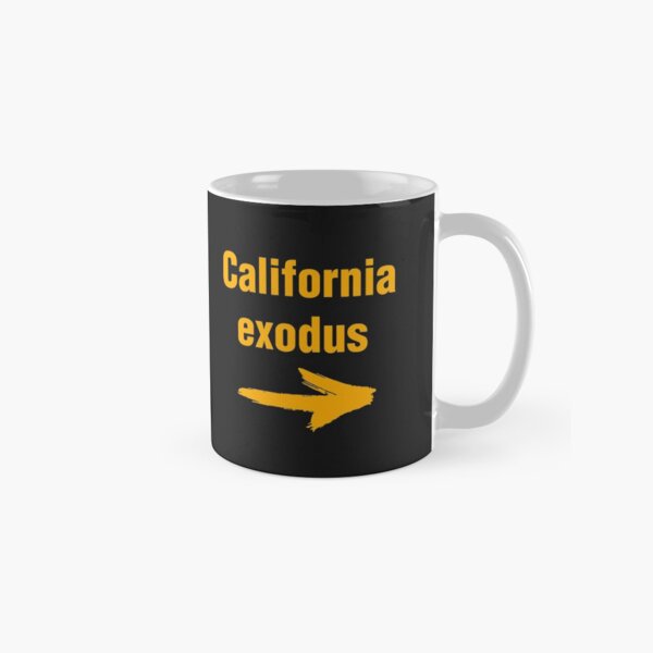 "California exodus" Mug by redgoch | Redbubble