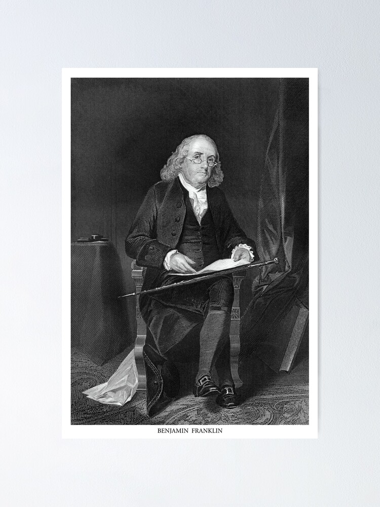 "Benjamin Franklin" Poster for Sale by historicimage | Redbubble
