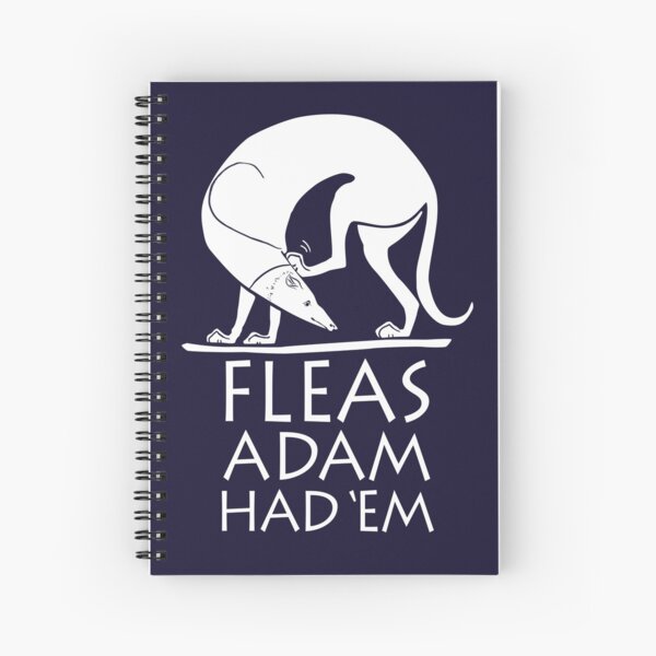 "Ancient Greek Art Spartan Greyhound Hunting Dog, Fleas Poem" Spiral ...
