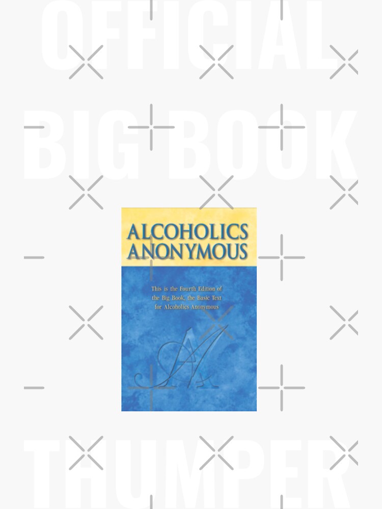 "Official Big Book Thumper" Sticker for Sale by EyeOpener | Redbubble