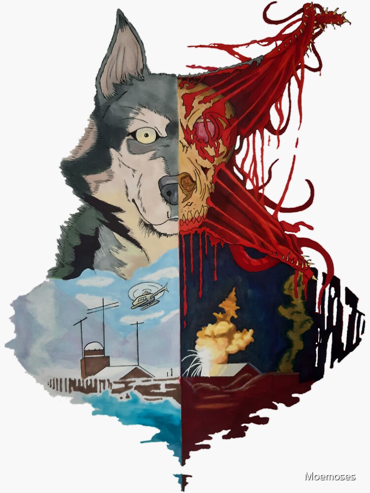 "The thing " Sticker for Sale by Moemoses | Redbubble