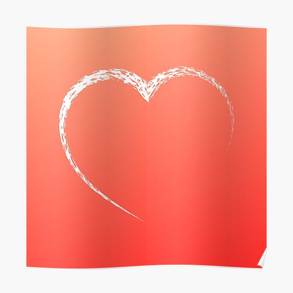 Fading Heart Posters | Redbubble