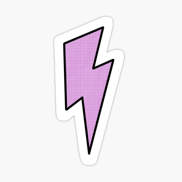 "Lightning Bolt Pink Aesthetic " Sticker for Sale by JennyMeyer23 ...
