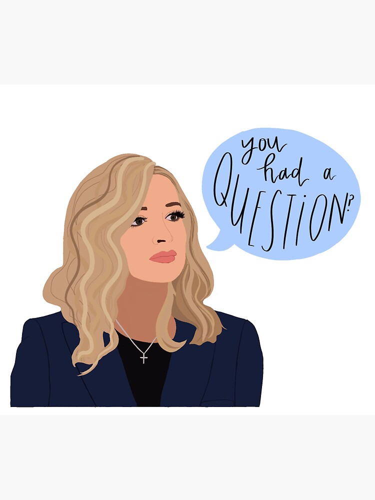 "kayleigh mcenany whitehouse press secretary " Sticker for Sale by ...