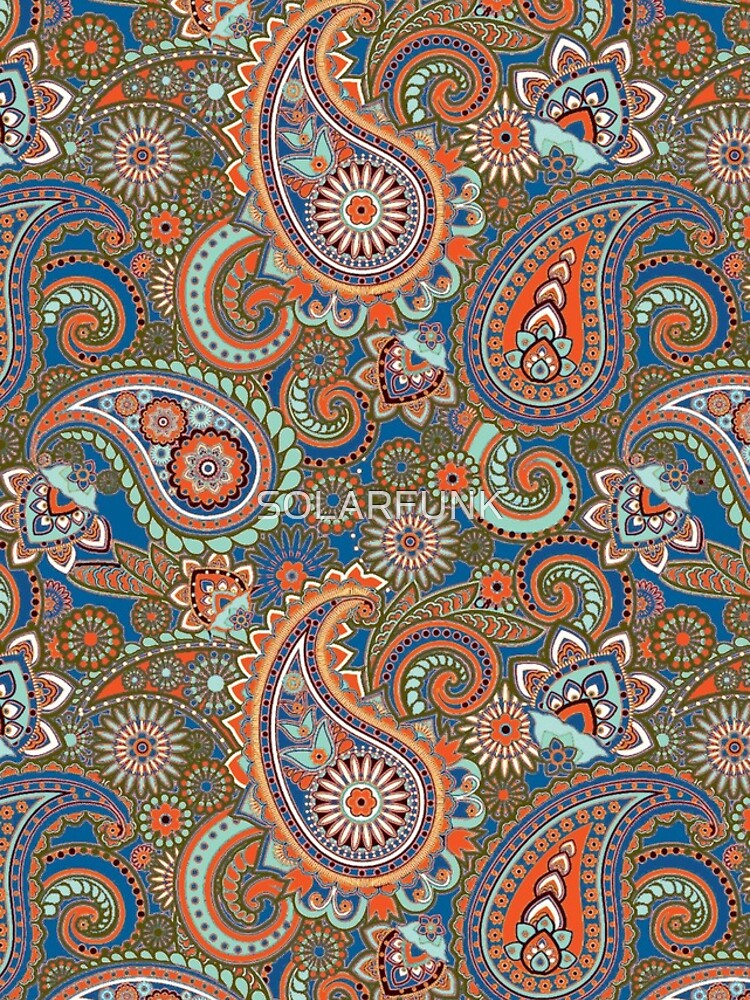 "Classic Mod Paisley 2" iPhone Case for Sale by SOLARFUNK | Redbubble