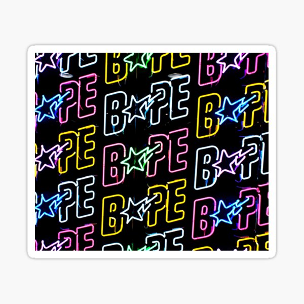 Bape Stars Stickers | Redbubble