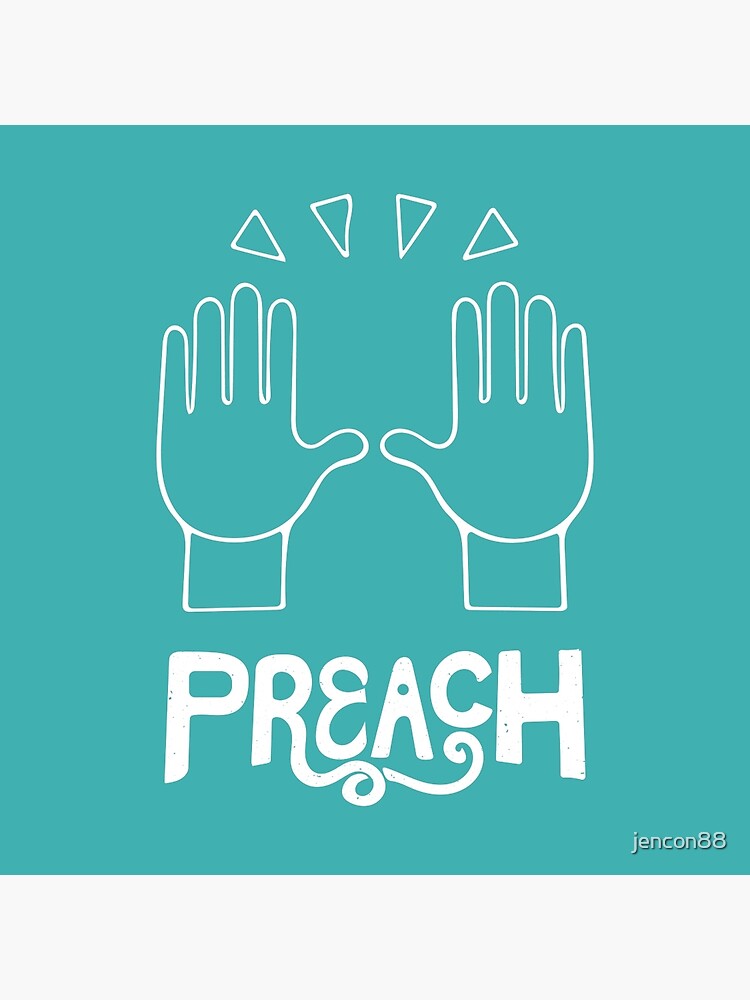 "PREACH - Celebration Hands Emoji Art" Photographic Print for Sale by ...