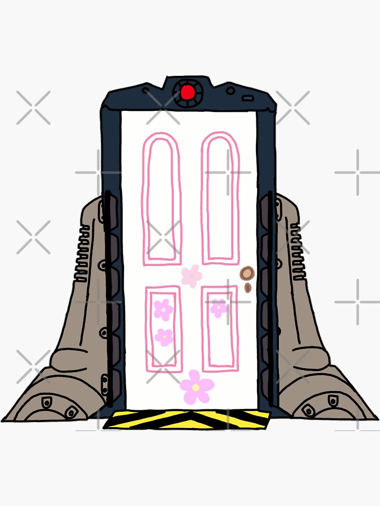 Pegatina «La puerta de Boo - Monsters Inc» de RyallDesign | Redbubble