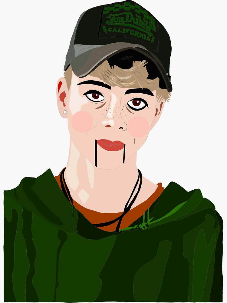 "corbyn besson halloween sticker" Sticker for Sale by minterisking ...