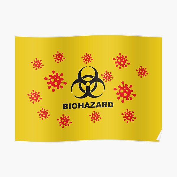 "Biohazard" Poster by EvilGravy | Redbubble