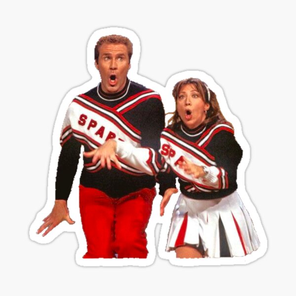 Snl Cheerleaders Will Ferrell And Cheri Oteri Sticker For Sale By Ceorman Redbubble