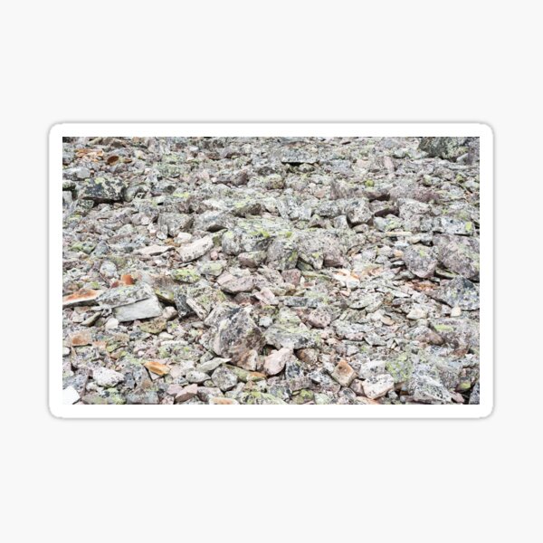 "Texture of rock rubble" Sticker for Sale by ArchonCodex | Redbubble