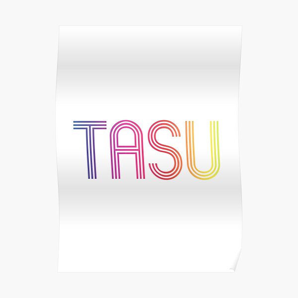 "TASU logo text only- light" Poster for Sale by UNCG-TASU | Redbubble