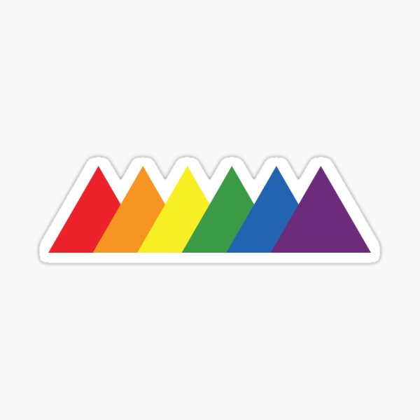"Lgbtq Triangle Minimal Pride Flag" Sticker for Sale by thefrshmachine ...