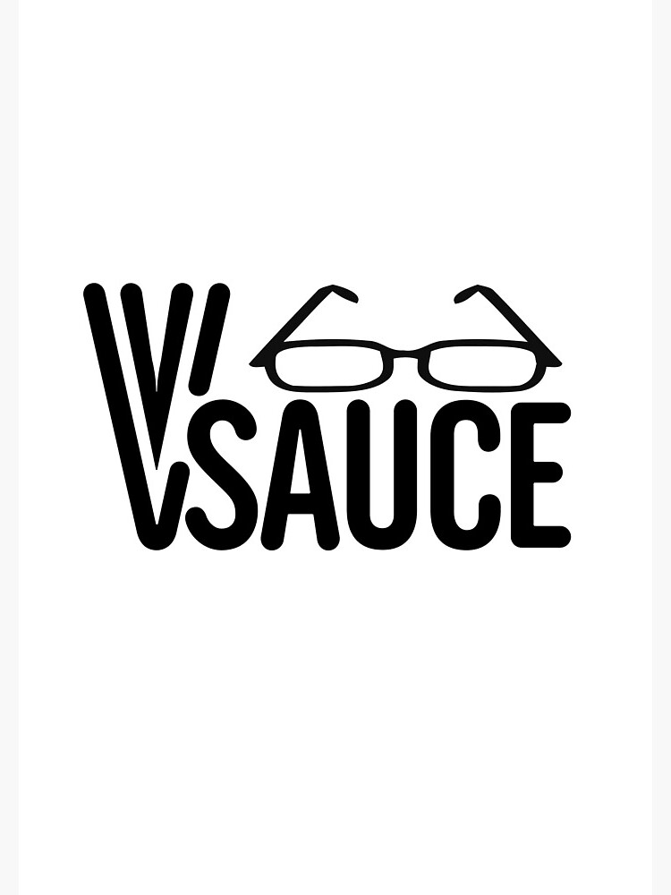 "Vsauce Iconic Logo and Specs" Spiral Notebook by MattInterrupted ...
