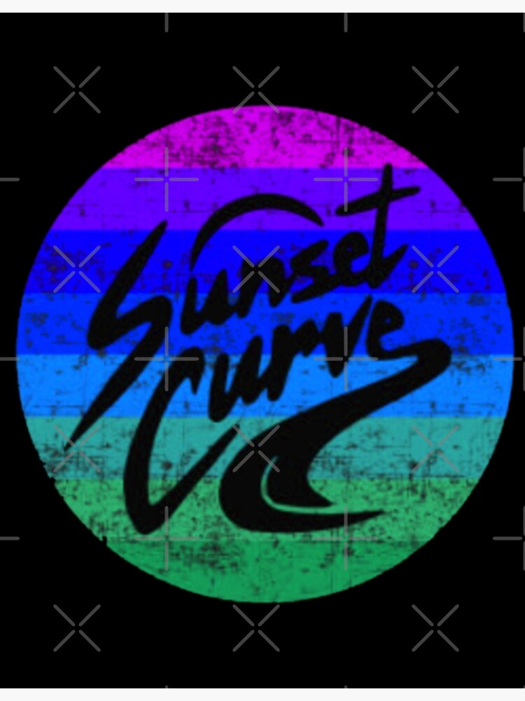 "Sunset Curve Logo" Art Print for Sale by azharo | Redbubble