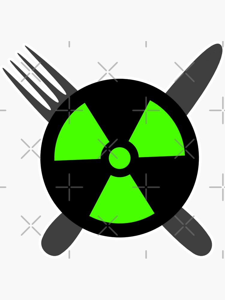 "Toxic Burger" Sticker by ToxicTot | Redbubble