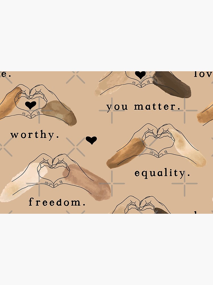 "Black Lives Matter Love Heart Hands 'Affirm' BLM by Erin Kendal ...