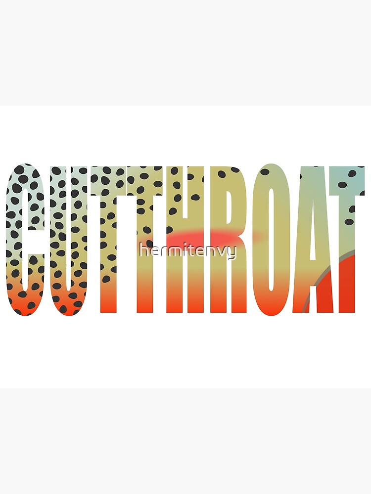 "Cutthroat Trout" Poster for Sale by hermitenvy | Redbubble