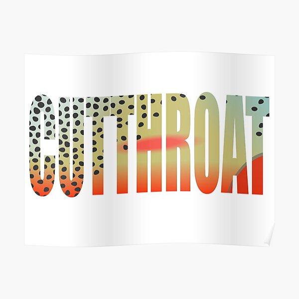 "Cutthroat Trout" Poster for Sale by hermitenvy | Redbubble
