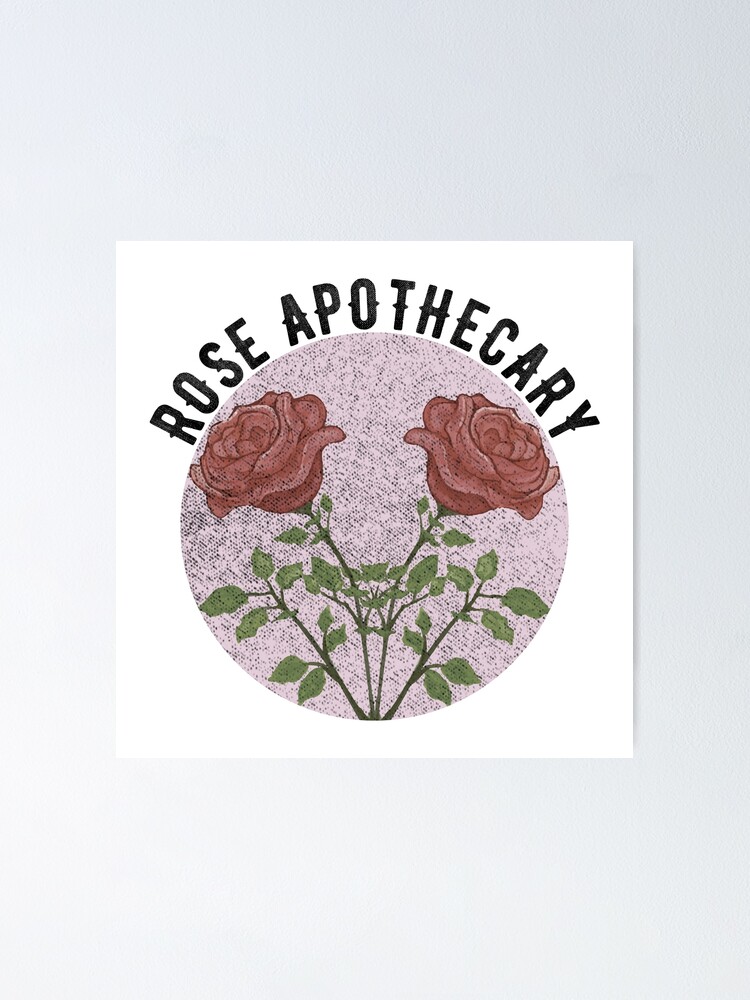 "Rose Apothecary Red Roses Design" Poster by Rawsky | Redbubble