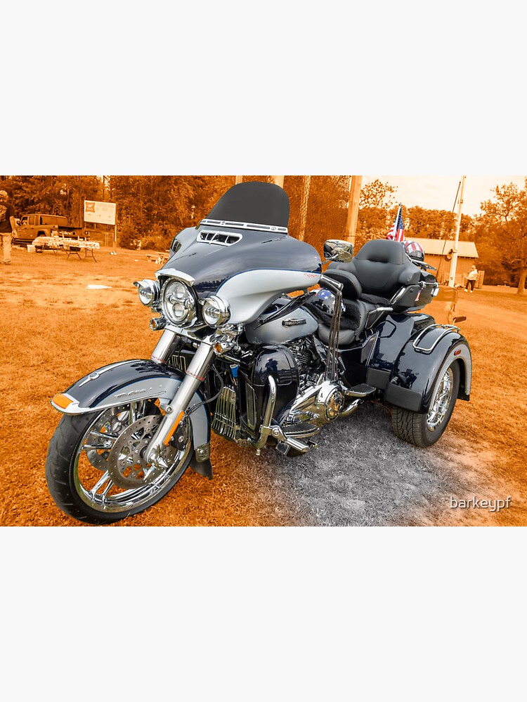"Tri Glide Harley" Sticker for Sale by barkeypf | Redbubble