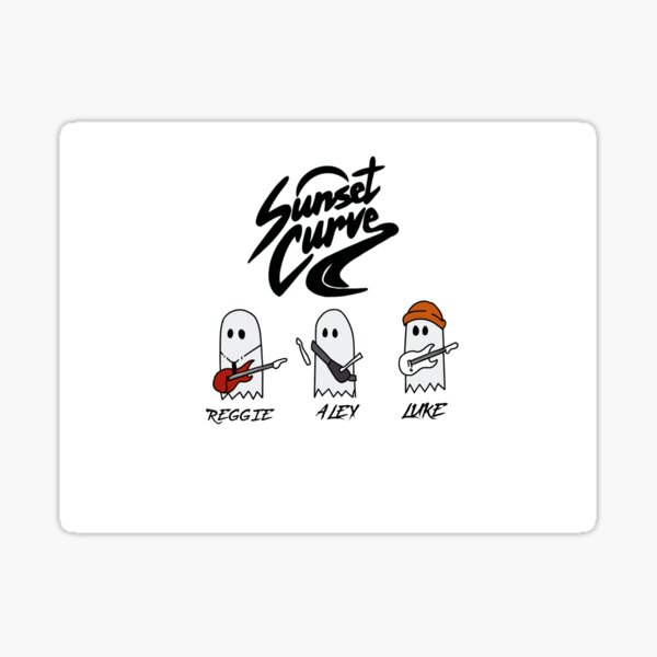 "Sunset Curve" Sticker for Sale by MegHendu | Redbubble
