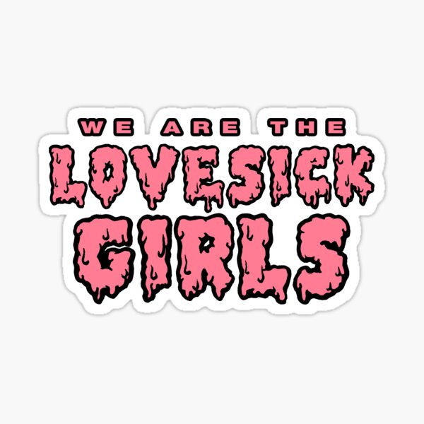 Pegatina «BLACKPINK LoveSick Girls» de skeletonvenus | Redbubble