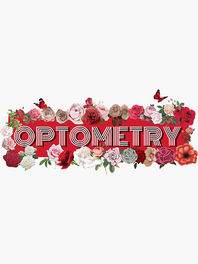 "Floral Optometry" Sticker for Sale by Optographr | Redbubble