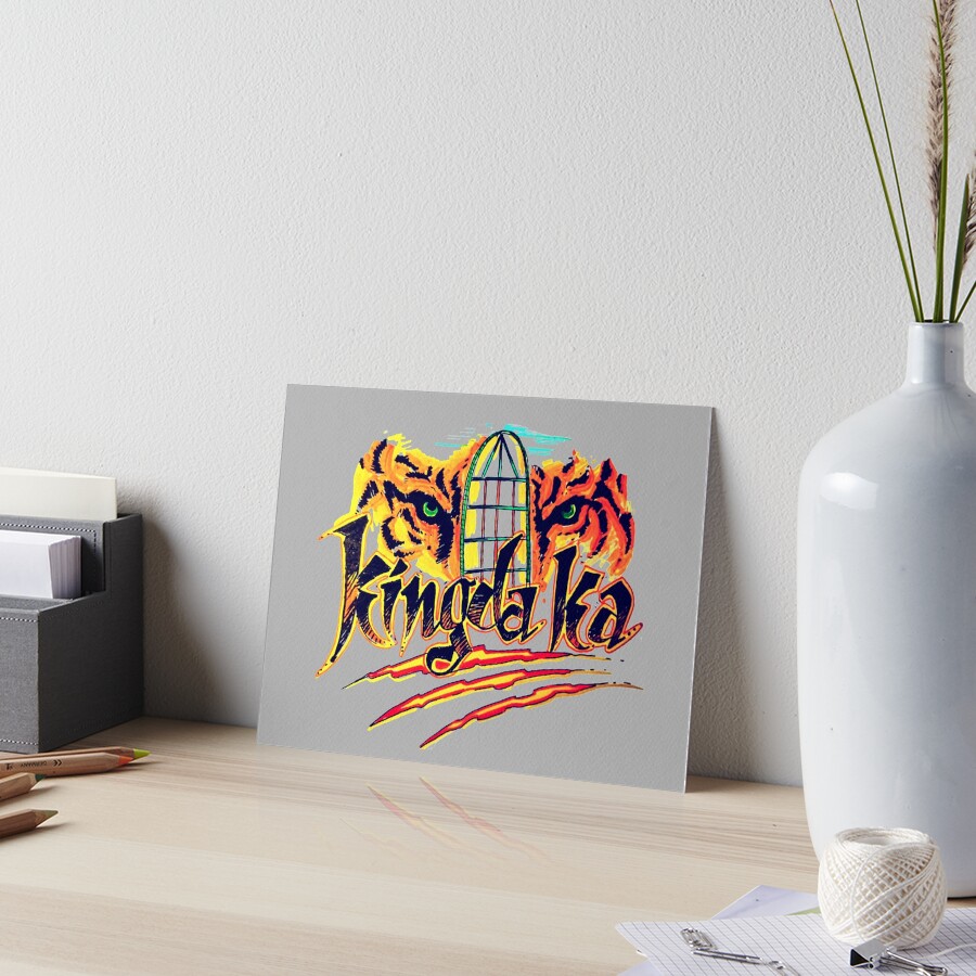 "Kingda Ka Design" Art Print for Sale by DUSTIN Y | Redbubble