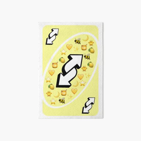 "uno reverse card yellow" Art Board Print for Sale by MainKill3r ...
