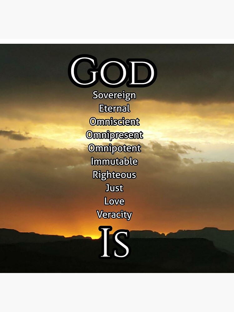 "God is" Poster by classicrookie | Redbubble