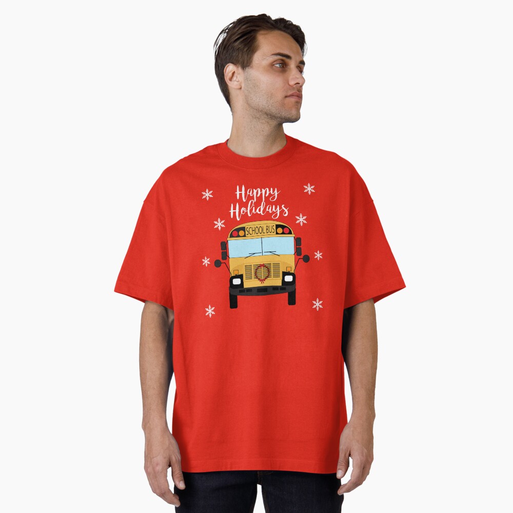 "School Bus Driver Christmas Happy Holidays" Greeting Card for Sale by ...