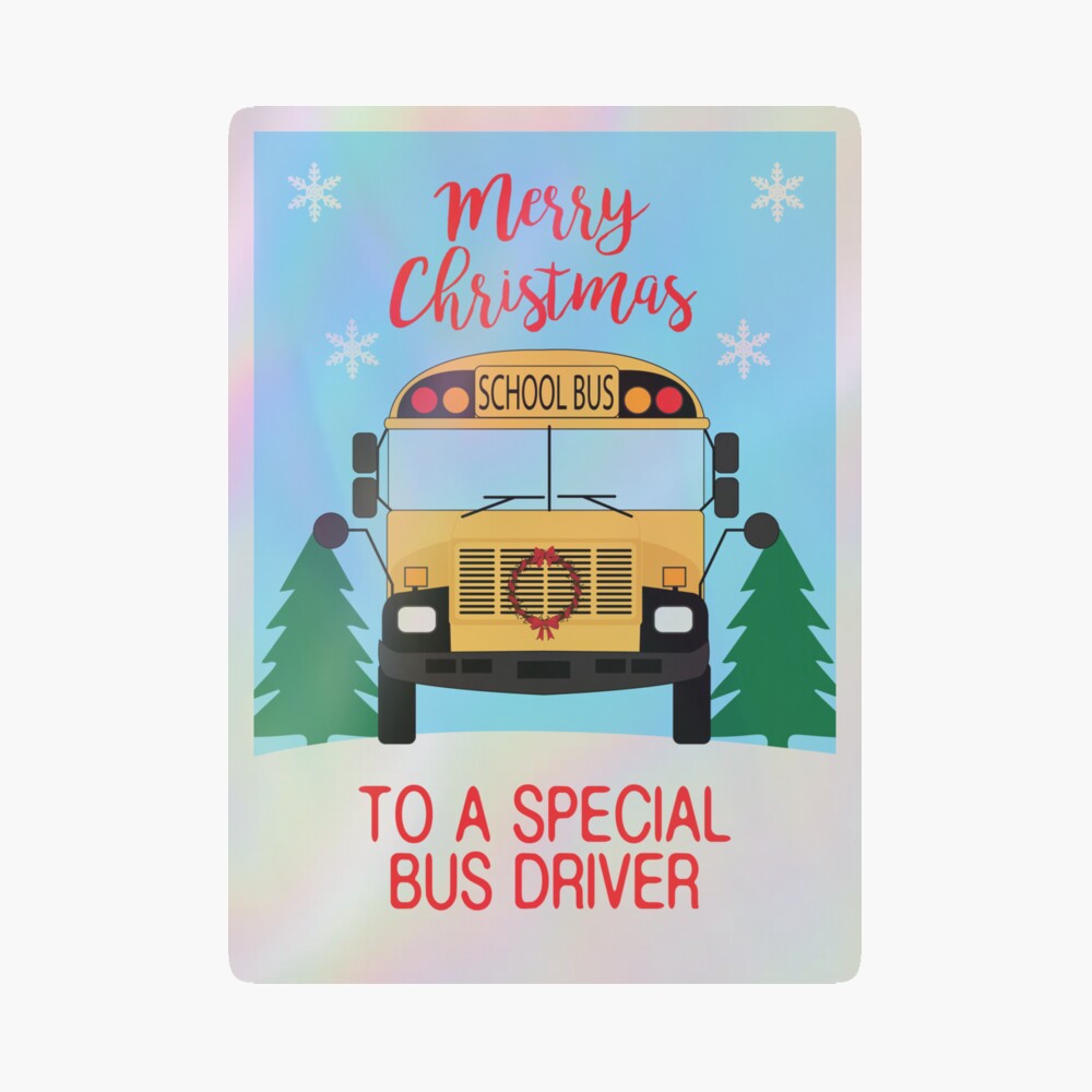 Christmas School Bus Drivers
