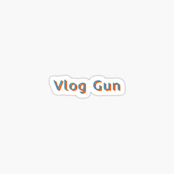"Vlog Gun-TommyInnit" Sticker for Sale by Wavely | Redbubble