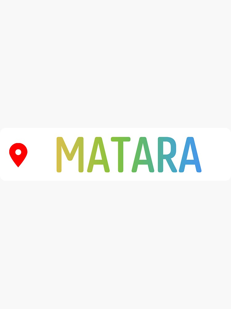 "Matara, Sri Lanka Rainbow Location" Sticker for Sale by thehonestjoe ...