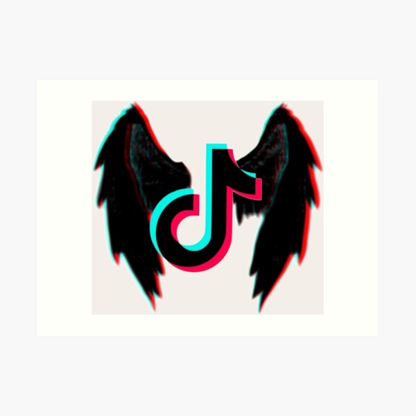 Aesthetic Tiktok Logo Art Prints | Redbubble