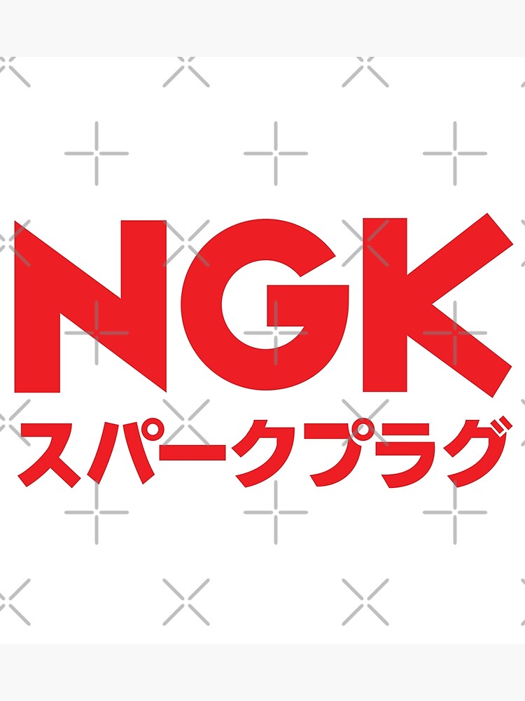 "NGK SPARKPLUGS JAPAN" Poster for Sale by JDMShop | Redbubble
